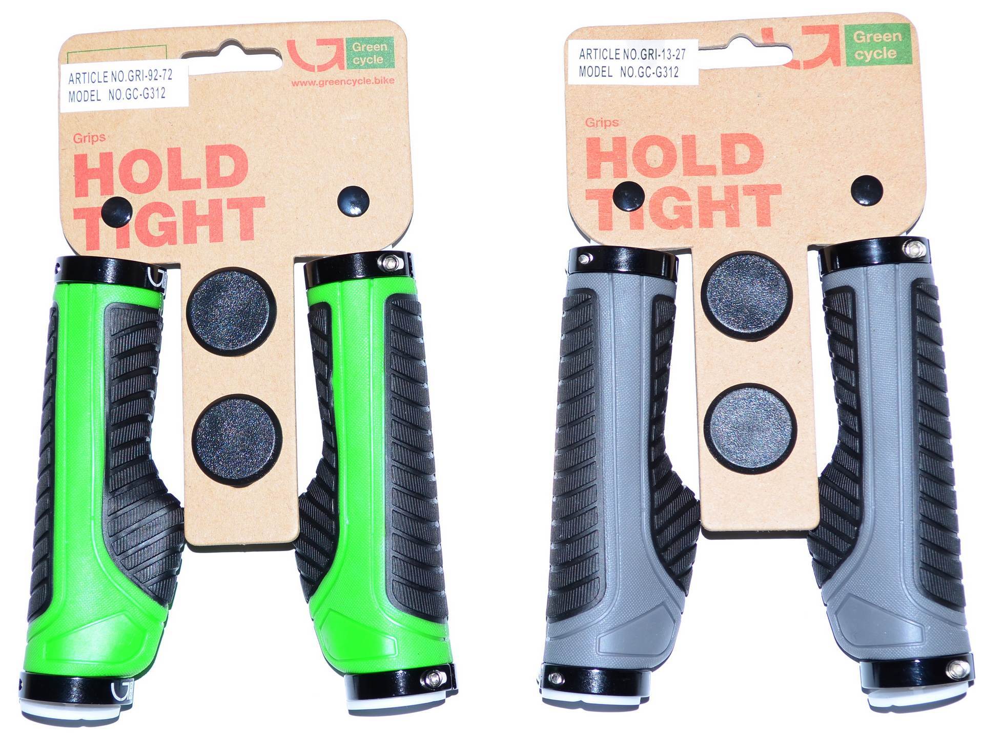 Грипсы Green Cycle GC-G312 130 мм эргономичные с замками купить